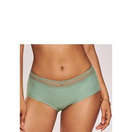 Damen Panty, NUANCE BY LASCANA, Gr. 48, gr&uuml;n, Microtouch, Obermaterial: 85% Polyamid, 15% Elasthan, Unterhosen, mit feiner Zierschleife und