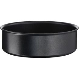 Tefal Schmorpfanne &raquo;Ingenio Unlimited&laquo; Aluminium 1 Stk. tlg. 24 cm, stapelbar, Antihaftversiegelung, Thermo-Signal, Induktion schwarz &Oslash; 24cm + H&ouml;he 8cm