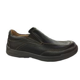 Jomos Herren Slipper "Slipper", Gr. 41, schwarz, Obermaterial: 50% Rindsleder Leather cow. 50% Lammleder LEL., Schuhe
