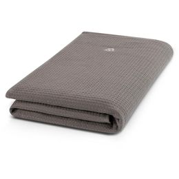 Ross Duschtuch &raquo;Waffelpique&laquo; 100% Baumwolle grau Frottier, Baumwolle B/L: 70cmx140cm, 1 Stk., Frottier
