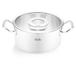 Fissler Bratentopf &raquo;Original-Profi Collection &laquo; 1 Stk. tlg. Edelstahl 18/10 silber 4,6 l + &Oslash; 24cm + H&ouml;he 15cm