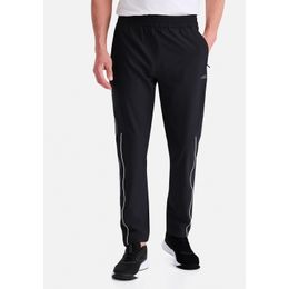 Stooker Men Herren Sporthose "LUKE Sport Pants", schwarz, Gr. L, Stoff, 95% Polyester, 5% Elasthan, Hosen, Tapered Fit Casual Funktionsstoff f&uuml;r