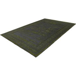 Kayoom Teppich &raquo;Kalevi 300&laquo; rechteckig 8 mm H&ouml;he Flachgewebe gr&uuml;n Polyester B : 80cm 1 Stk., 8mm, L: 150cm