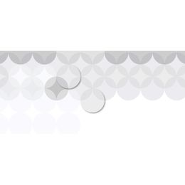 ARCHITECTS PAPER Fototapete &raquo;Atelier 47 Circle Pattern 3&laquo; Mit Punkten glatt Vlies, Wand, Schr&auml;ge, Decke grau Vlies B/L: 6m x 2,7m