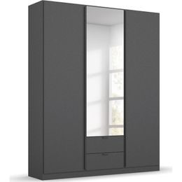 Rauch Dreht&uuml;renschrank &raquo;StyleUp&laquo; Typ Monochrome mit eleganten, langen Griffstangen in Schrankfarbe grau Holzwerkstoff Graumetallic, B/H/T: 136cm x 