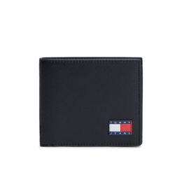 Tommy Jeans Unisex Geldb&ouml;rse &raquo;TJM HERITAGE LEATHER CC & COIN&laquo; Unisex Geldbeutel, Portemonnaie mit Logo-Aun&auml;her schwarz Einheitsgr&ouml;&szlig;e