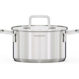 Hanseatic Kochtopf &raquo;DAILY&laquo; 1 tlg. Edelstahl 18/10 &Oslash; 20cm + H&ouml;he 11,5cm