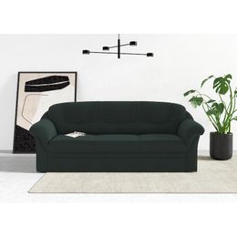 DOMO collection 3-Sitzer &raquo;Montana f&uuml;r kleine R&auml;ume, Breite 184cm, komfortabel und zeitlos&laquo; bequeme Armlehnen gr&uuml;n 100% Polyester B/H/T: 184cm x 84cm x