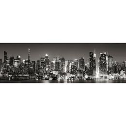 Express K&uuml;chen K&uuml;chenr&uuml;ckwand &raquo;New York&laquo; grau B/H: 180cm x 55,9cm K&uuml;chenr&uuml;ckwand