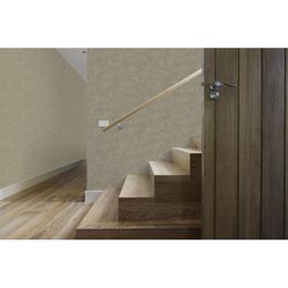 Laura Ashley Vliestapete &raquo;Uni&laquo; neutral glatt 10mx52cm (ca. 5m2) braun Vlies B/L: 0,52m x 10m, Rollen: 1
