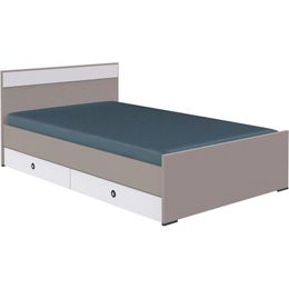 wimex Holzbett &raquo;Bahamas erh&auml;ltlich in den Breiten 90cm, 120cm & 140cm&laquo; mit Kopf- und Fu&szlig;teil beige Liegefl&auml;che L&auml;nge B: 200cm x 140cm, H&ouml;he Bett: 71cm