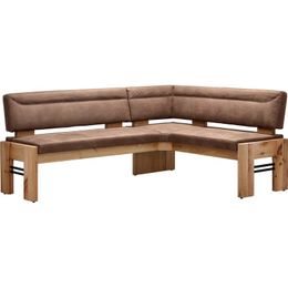 K+w Komfort & Wohnen K+W Komfort & Wohnen Eckbank &raquo;Floyd&laquo; Stauraumbank, langer Schenkel rechts oder links in 2 Qualit&auml;ten braun 520: Microfaser, 100% Polyester; 760: 