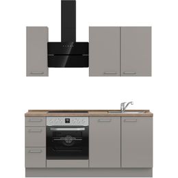 Nobilia K&uuml;chenzeile &raquo;"Laser II", NEU: individuell anpassbar mit gratis Profi-Beratung&laquo; vormontiert, 180 cm breit, optional mit verschiedenen E‐Ger&auml;te-