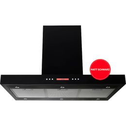 Amica Inselhaube &raquo;IH 694 610 S&laquo; Gro&szlig;z&uuml;gige Inselhaube f&uuml;r moderne offene K&uuml;chen schwarz H&ouml;he von 62,5 cm erm&ouml;glicht flexible Montage &uuml;ber der Kochinsel
