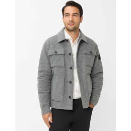 Brax Herren Overshirt Style TED grey, grau, Gr. S