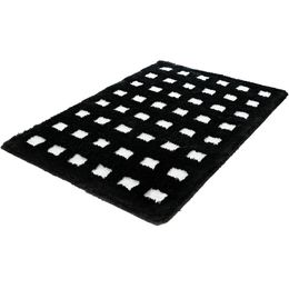 Kleine Wolke Badematte &raquo;Boxes, Badvorleger, Badezimmer Teppich&laquo; H&ouml;he 20 mm rutschhemmend beschichtet fu&szlig;bodenheizungsgeeignet Badteppich, modernes Design, Hoch/