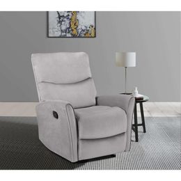 Home Affaire Relaxsessel &raquo;Chesley, TV-Sessel mit Schlaffunktion, Sessel Wohnzimmer&laquo; mit Relaxfunktion, frei stellbar grau 100% Polyesther Veloursstoff