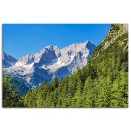 Artland Wandbild &raquo;Landschaft im Ri&szlig;tal in &Ouml;sterreich&laquo; 1 Stk. tlg. als Alubild, Leinwandbild, Poster, Wandaufkleber in verschied. Gr&ouml;&szlig;en gr&uuml;n B/H/T: 90cm x 