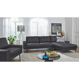 Creation BY ROLF BENZ Ecksofa &raquo;CR.450, Designecksofa, Polsterecke, Breite 294cm, L-Form&laquo; Armlehne breit und niedrig, Alugussf&uuml;&szlig;e in umbragrau, Breite 