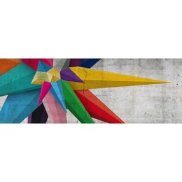 ARCHITECTS PAPER Fototapete &raquo;Atelier 47 Used Star 2&laquo; 3D-Optik glatt Vlies, Wand, Schr&auml;ge, Decke bunt Vlies B/L: 7m x 2,5m
