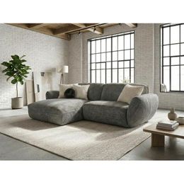 Trendmanufaktur Ecksofa &raquo;Be Chilled, modernes Lounge-Design mit stilvoller Kedernaht&laquo; mit softem Sitzkomfort, in hochwertigem Cord mit weicher Haptik 