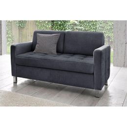 Sit & More sit&more 2-Sitzer &raquo;Pablo&laquo; grau Luxus-Microfaser ALTARA NUBUCK (100% Polyester) / Struktur (100% Polypropylen);Luxus-Microfaser ALTARA NUBUCK (100% 