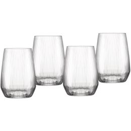 Ritzenhoff & Breker Longdrinkglas &raquo;Jive&laquo; 4er Set, je 450 ml transparent Glas &Oslash; 8cm x 11,5cm, 450ml, 4 Stk.