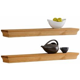 OTTO home Wandregal &raquo;Vinales&laquo; im 2er Set beige Einheitsgr&ouml;&szlig;e