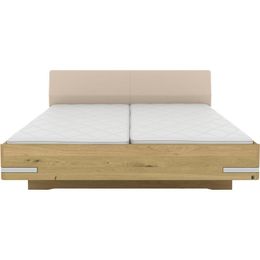 Musterring Holzbett &raquo;Savona, Bettgestell, Bettrahmen, teilmassiv Bianco-Eiche&laquo; Belastbarkeit 220 Kg, 4-fache Liegeh&ouml;henverstellung, MADE IN GERMANY, Kopfteil 