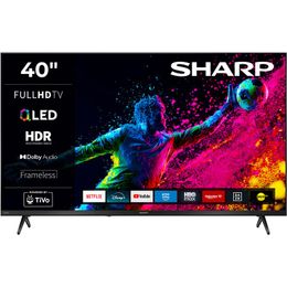 Sharp QLED-Fernseher &raquo;2T-C40HE3x&laquo; 101 cm/40 &prime;&prime; Full HD Smart-TV HD Tuner DVB-T/T2/C/S/S2 (MPEG4 + 10-bit HEVC/H.265)
