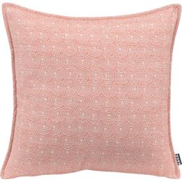 HOCK Dekokissen &raquo;Ivo&laquo; leicht gemustert orange Polyester B/L: 40cm x 40cm, 1 Stk.