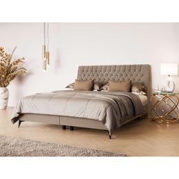 Home Affaire Bett &raquo;SYDNEE mit Matratze und Topper, in 2 Breiten (160 und 180 cm)&laquo; Boxspringbett mit Kopfteil, Bettkasten, Matratze (BFK/TFK) und 
