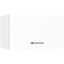 KOCHSTATION H&auml;ngeschrank &raquo;KS-Paula&laquo; 60 cm breit, 35 cm hoch, mit 1 Klappe mit Gasdruckd&auml;mpfer wei&szlig; wei&szlig;, B/H/T: 60cm x 35,2cm x 34,9cm