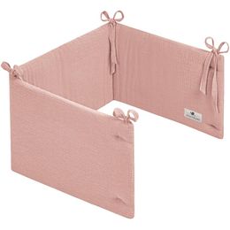 Julius Z&ouml;llner Bettnestchen &raquo;Musselin, dustyrose&laquo; Made in Germany rosa Obermaterial: 100% Baumwolle. F&uuml;llung: 100% Polyester Einheitsgr&ouml;&szlig;e