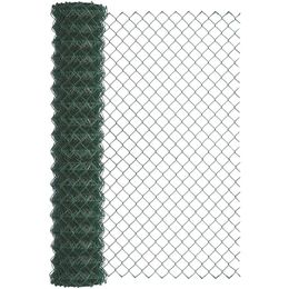 Alberts Maschendrahtzaun &raquo;Maschendraht-Geflecht&laquo; H&ouml;he: 80-200cm, Gesamtl&auml;nge: 10-25 m gr&uuml;n Stahl H/L: 100cm x 25m