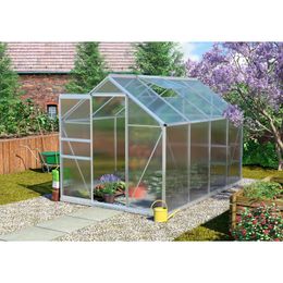 Vitavia Gew&auml;chshaus &raquo;Calypso 5800&laquo; silber B/H/T: 192cm x 302cm