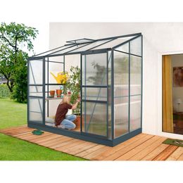 Vitavia Anlehngew&auml;chshaus &raquo;Styx 3300&laquo; schwarz B/H/T: 255cm x 132cm