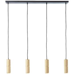 Brilliant Pendelleuchte &raquo;Marty&laquo; GU10 1 Stk. Warmwei&szlig; LED-Pendellampe, B: 92 cm, 4x 350 lm, 3000 K schwarz 4, 1 Stk.