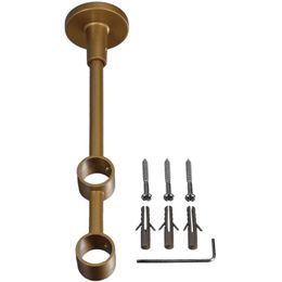 Liedeco Doppeltr&auml;ger f&uuml;r Gardinenstangen &Oslash; 20 mm gold L: 21cm
