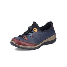 Rieker sportlicher Schn&uuml;rer in Blau | Gr.: 38