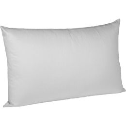 Fleuresse Kissenbezug &raquo;Colours Mako Satin, 100% Baumwolle, mit Rei&szlig;verschluss&laquo; Mako Satin, gl&auml;nzend, glatt, Premium Qualit&auml;t grau Mako-Satin, Mako-