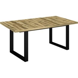 M&auml;usbacher Esstisch &raquo;Big System&laquo; Metallgestell in U-Form, ausziehbar B/H/T: 160cm x 73cm x 90cm, U-Gestell