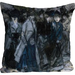 queence Dekokissen &raquo;&raquo;Frauen&laquo;&laquo; Kissenh&uuml;lle ohne F&uuml;llung, 1 St&uuml;ck bunt Polyester B/L: 40cm x 40cm, 1 Stk.