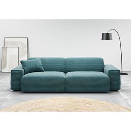 Home Affaire Big-Sofa &raquo;Glimminge auch in Breitcord, Feincord + Easy care-Bezug,&laquo; besondere Kedern&auml;hte Zierkissen blau 12% Polyaxryl, 88% Polyester B/H