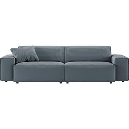 Home Affaire Big-Sofa &raquo;Glimminge auch in Breitcord, Feincord + Easy care-Bezug,&laquo; besondere Kedern&auml;hte Zierkissen blau 12% Polyaxryl, 88% Polyester B/H
