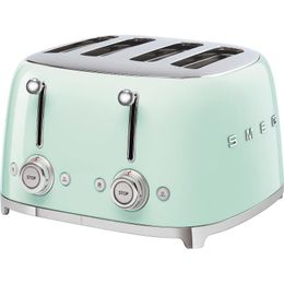 Smeg Toaster &raquo;TSF03PGEU&laquo; 4 kurze Schlitze 3000 W gr&uuml;n Einheitsgr&ouml;&szlig;e Toaster