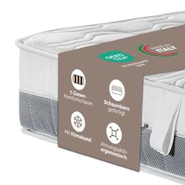 Di Quattro Komfortschaummatratze &raquo;18 cm Duo Wendematratze, ideale Partnermatratze, atmungsaktiv&laquo; 18 cm hoch Raumgewicht: 28 kg/m&sup3; 1-tlg., 1 Stk. tlg. 