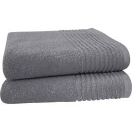 Dyckhoff Handt&uuml;cher &raquo;Handtuch-Set BRILLANT 2-tlg., Baumwolle, 50x100 cm&laquo; Baumwolle Frottier, Baumwolle B/L: 50cmx100cm, 2 Stk., Frottier