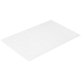 Vossen Badematte &raquo;&raquo;Pratos&laquo;&laquo; H&ouml;he 12 mm fu&szlig;bodenheizungsgeeignet Badteppich, Uni Farben, Rauten Design wei&szlig; Baumwolle rechteckig (60cm x 90cm ), 1 Stk.