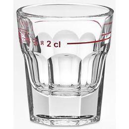 Van Well Schnapsglas &raquo;Lahnstein Rotring&laquo; 0,2 L, geeicht, Sp&uuml;lmaschinengeeignet, Gastronomiequalit&auml;t, 24-tlg. transparent Glas &Oslash; 4,8cm x 5,5cm, 20ml, 